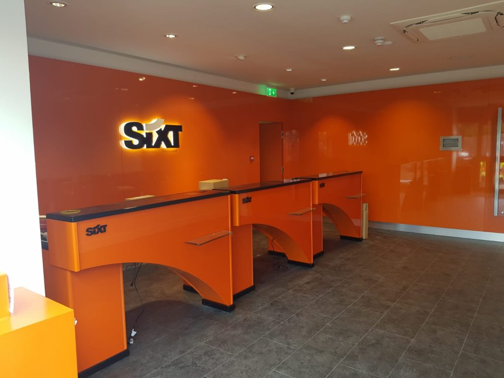 Sixt Car Rental • Urban Shopfitters Ltd